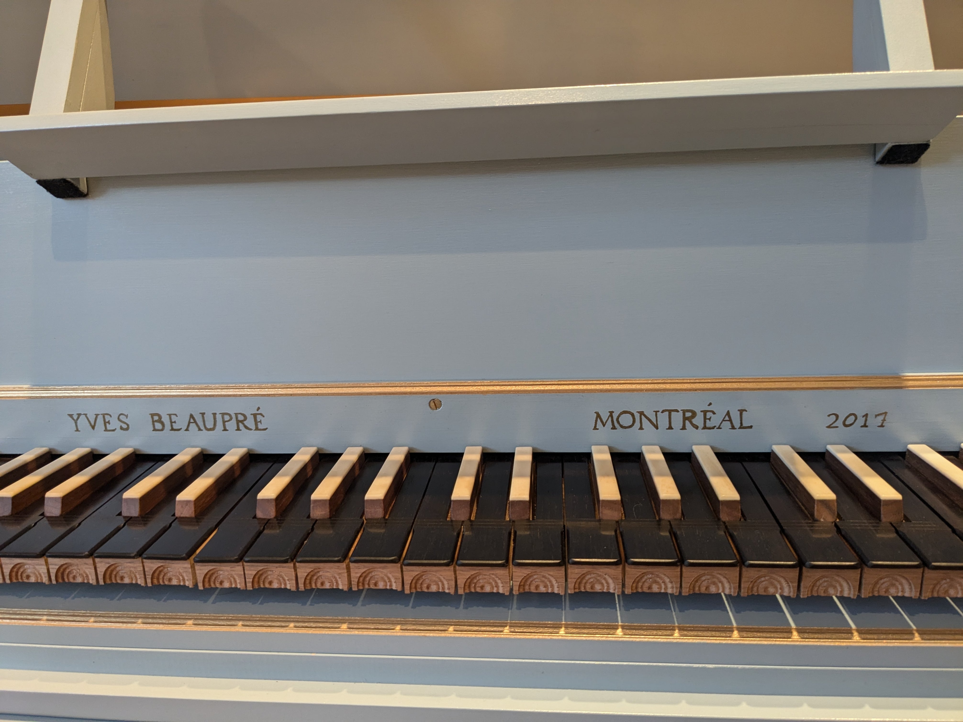 Beaupré French Spinet ~ Sold ~ – Harpsichord Clearing House