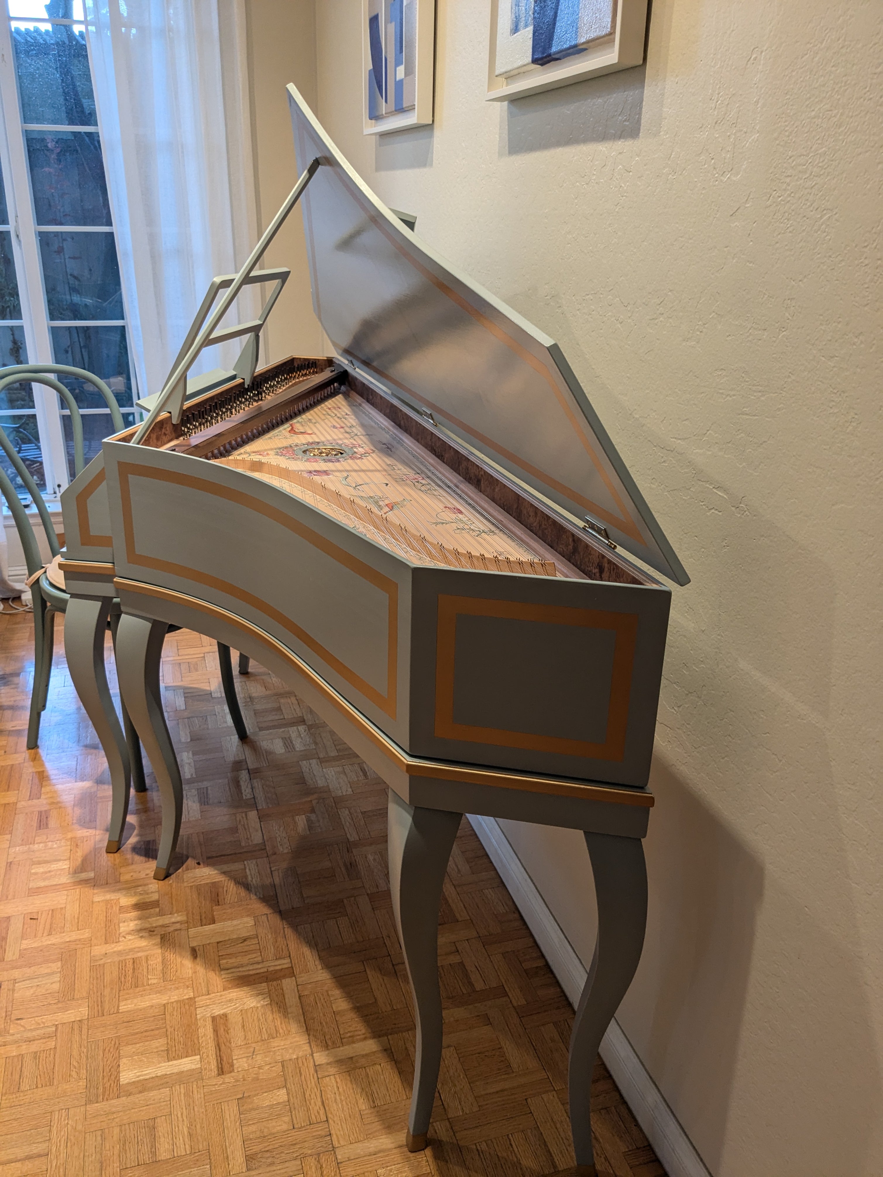 Beaupré French Spinet ~ Sold ~ – Harpsichord Clearing House