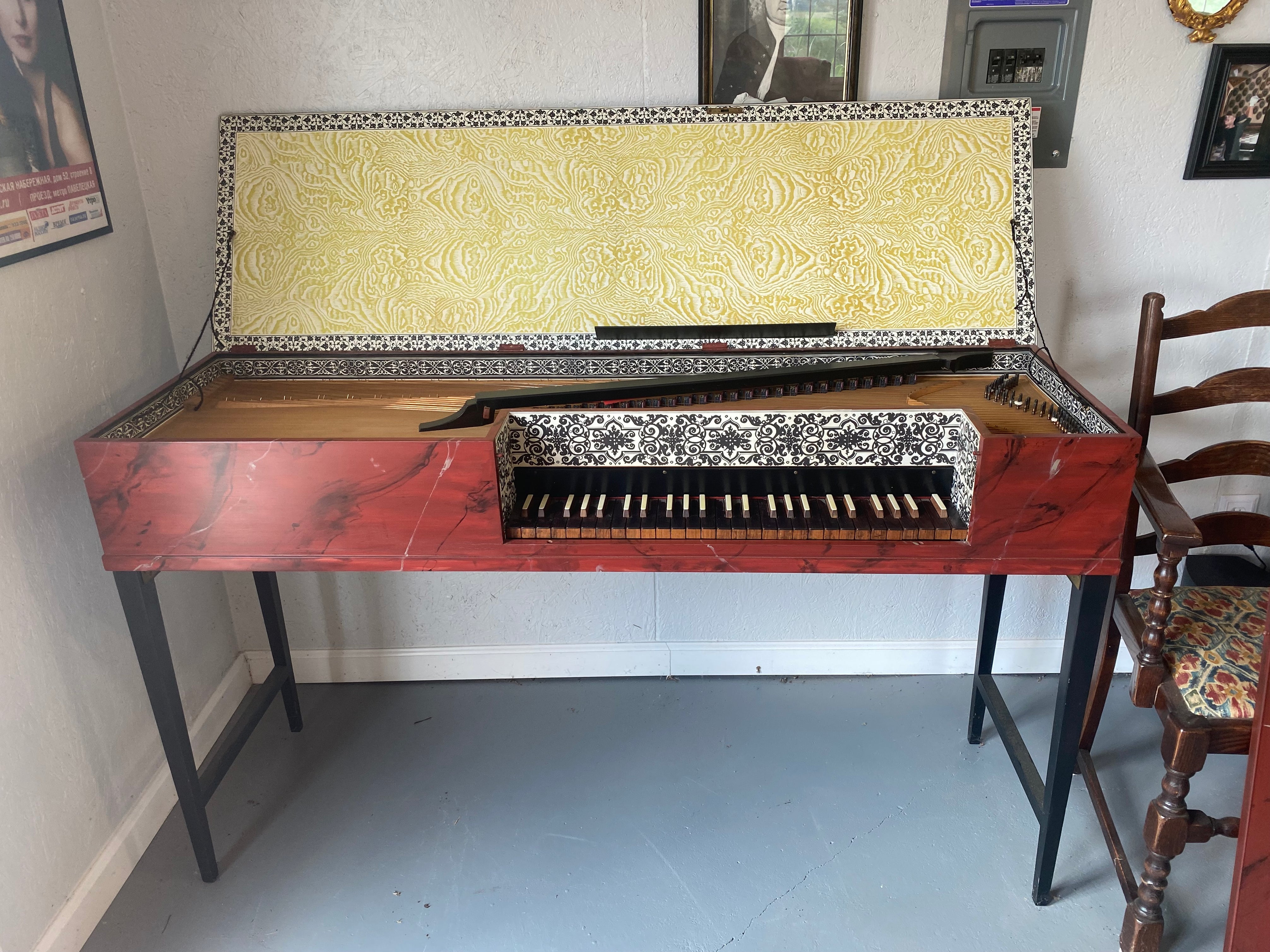 Flemish Virginal by Schuetze - Withdrawn - – Harpsichord Clearing House