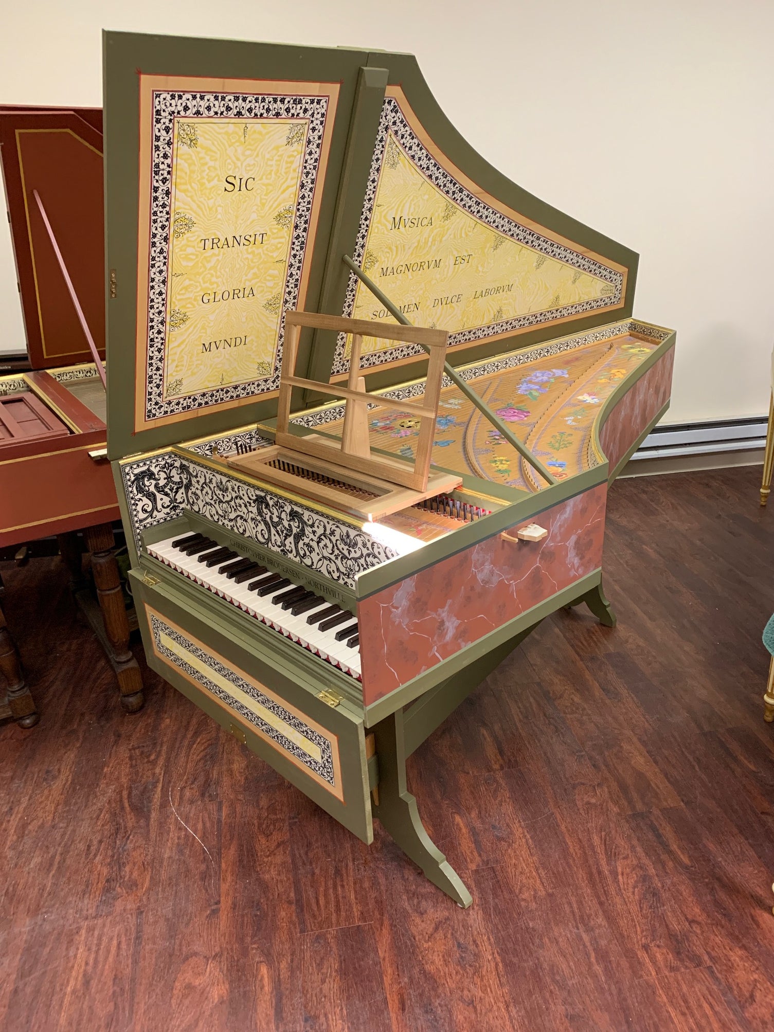Flemish Single after Ruckers by Brodersen – Harpsichord Clearing House