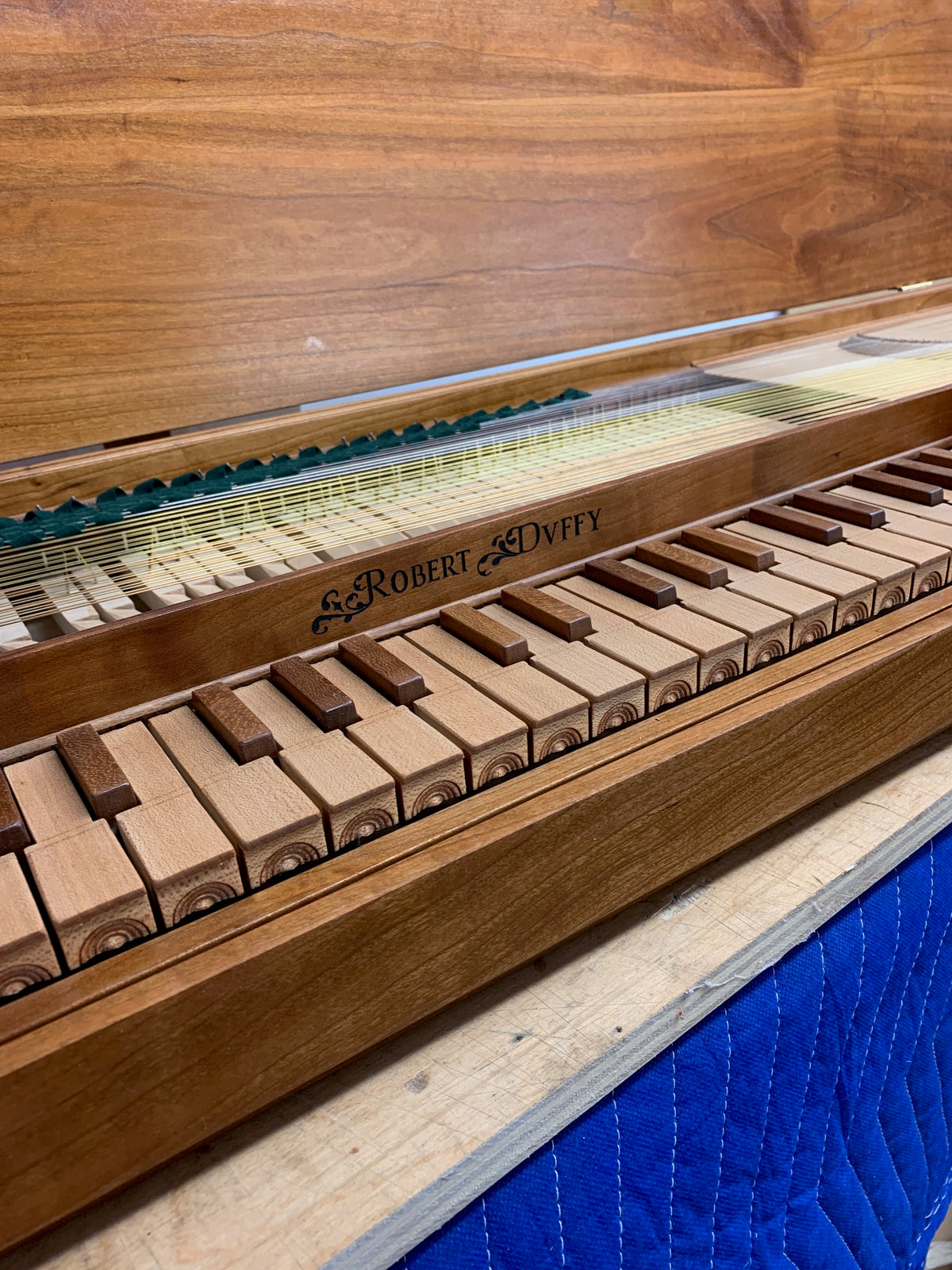 Double Fretted Clavichord by Robert Duffy ~ Sold ~ – Harpsichord ...