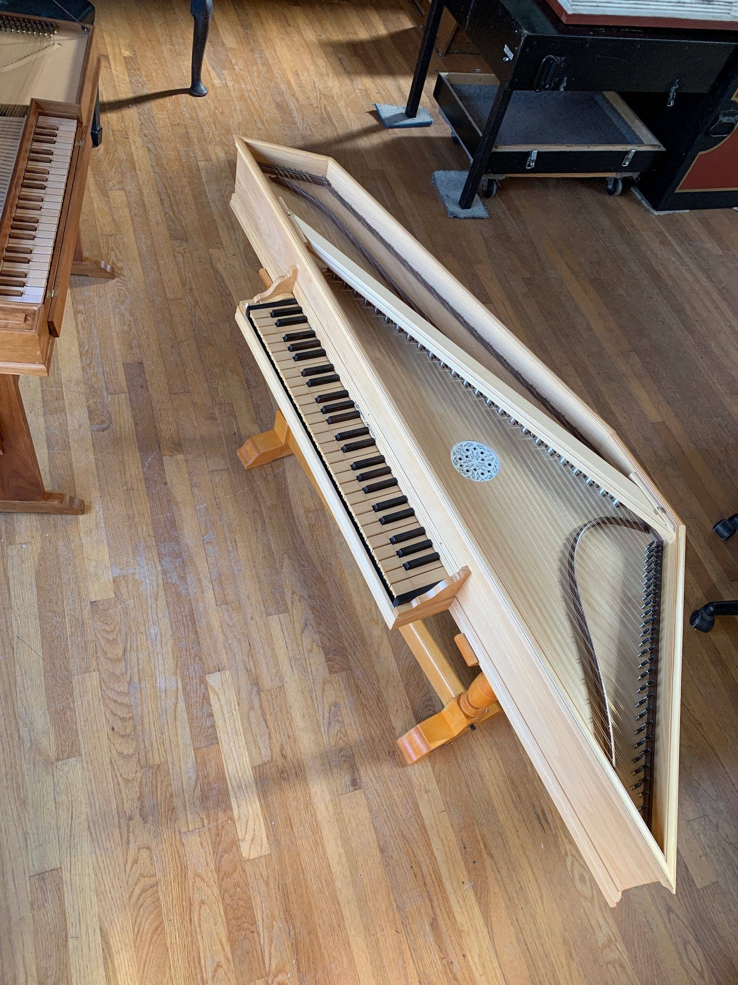 Italian Pentagonal Virginal by Robert Duffy ~ Sold ~ – Harpsichord ...