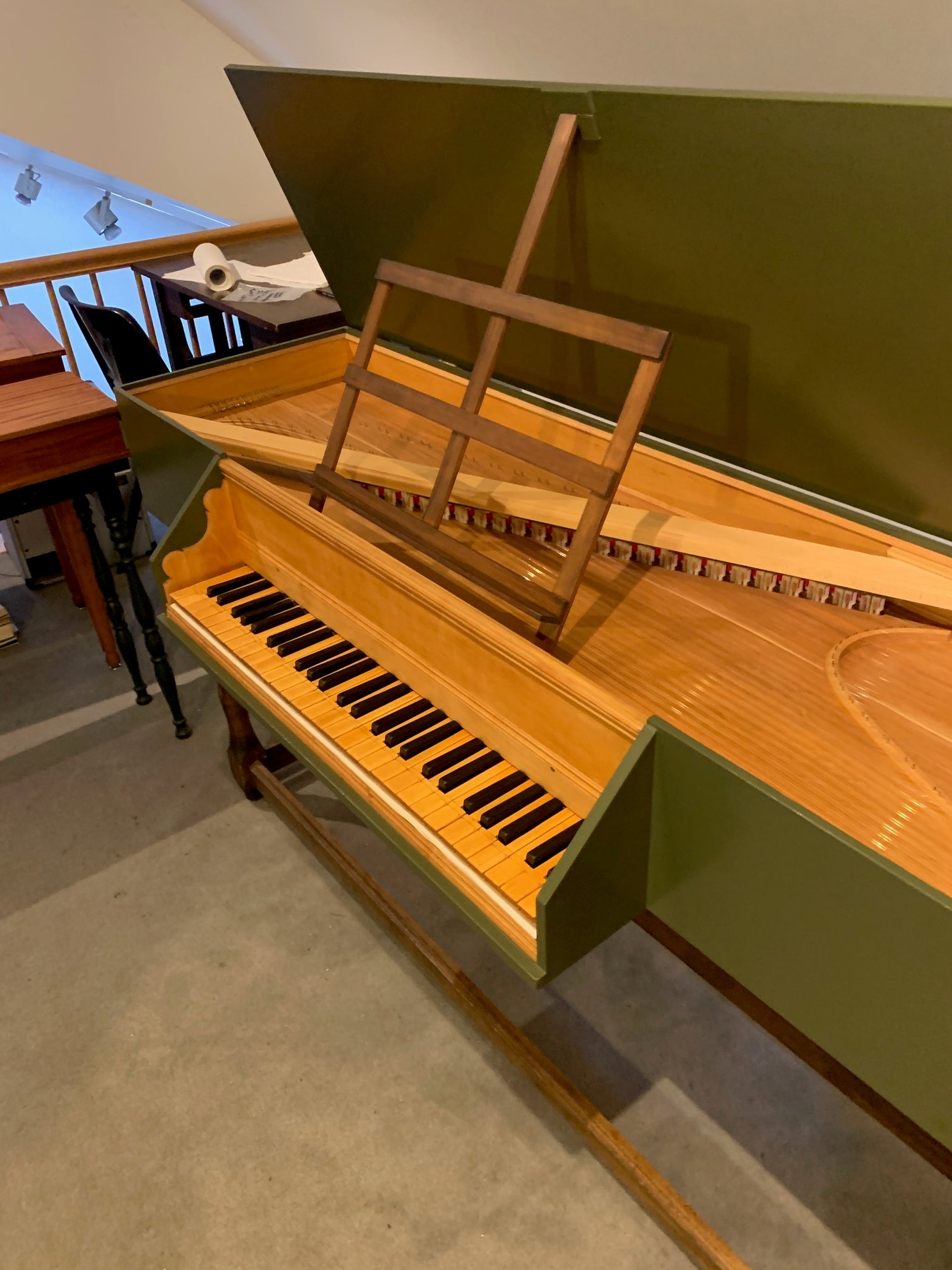 Italian Virginal by Zuckermann ~ Sold – Harpsichord Clearing House
