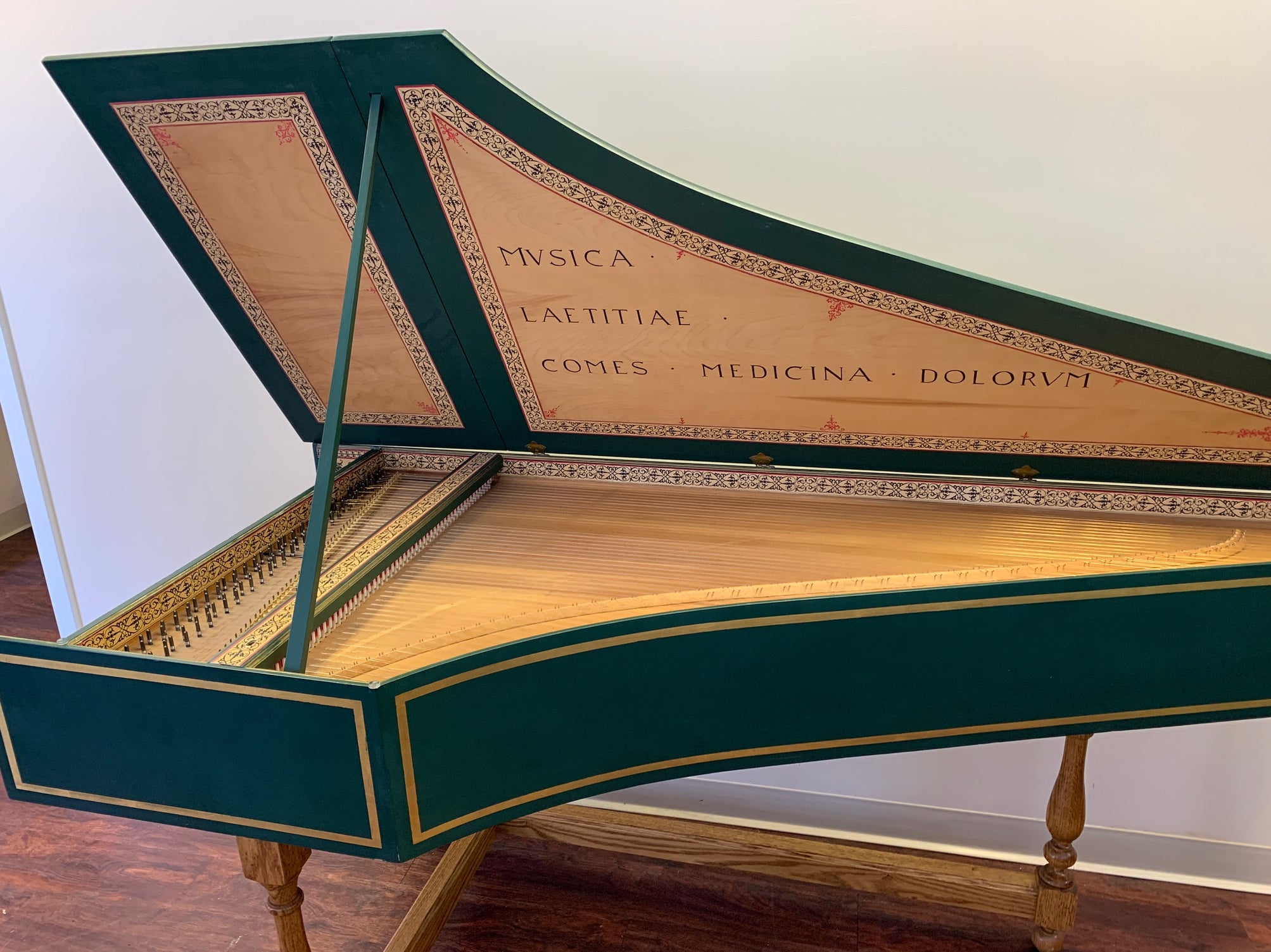 Highly Portable Flemish single ~ Sold ~ – Harpsichord Clearing House