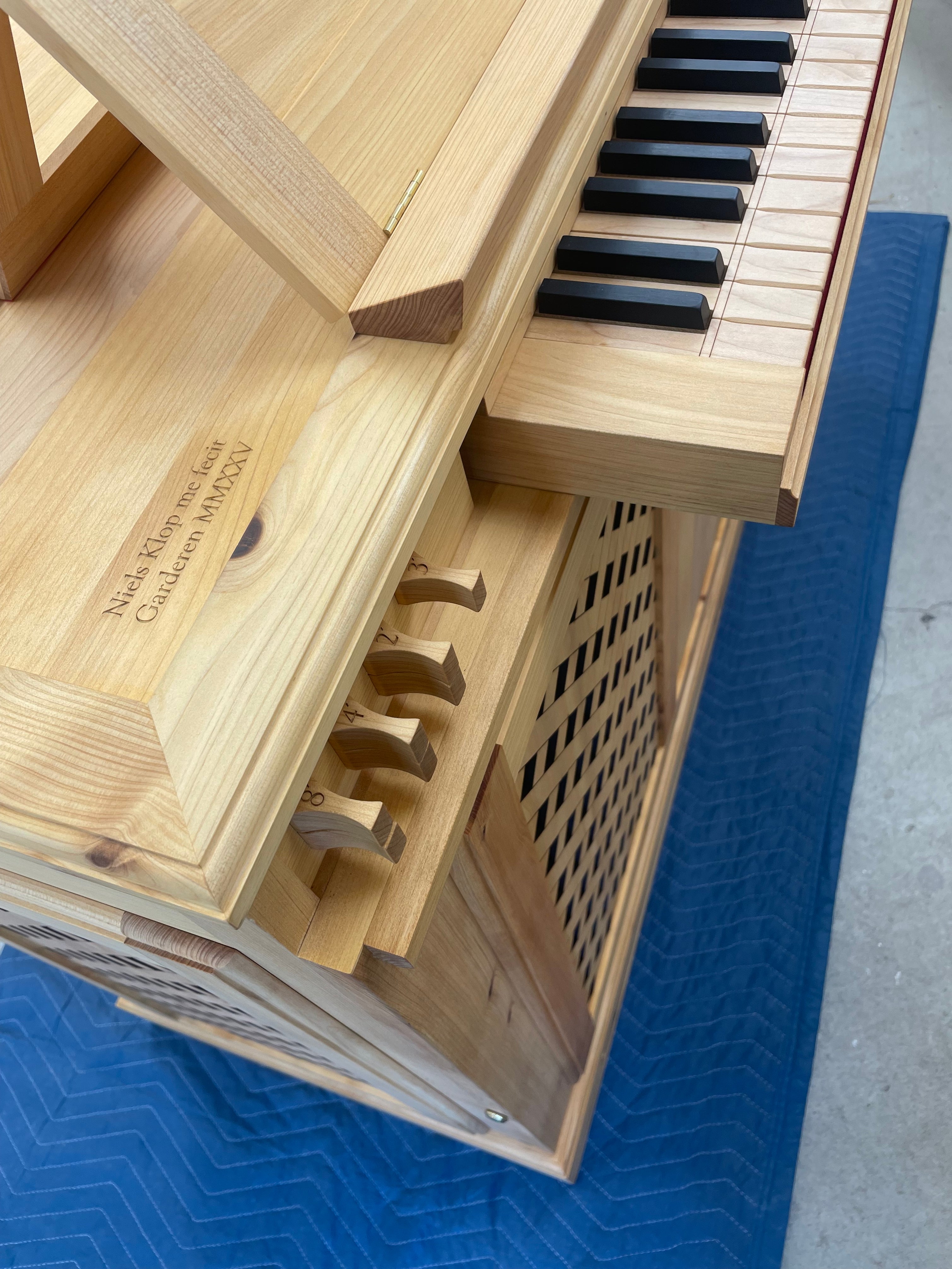 Niels Klop Continuo 2025 ~ Sold ~ – Harpsichord Clearing House