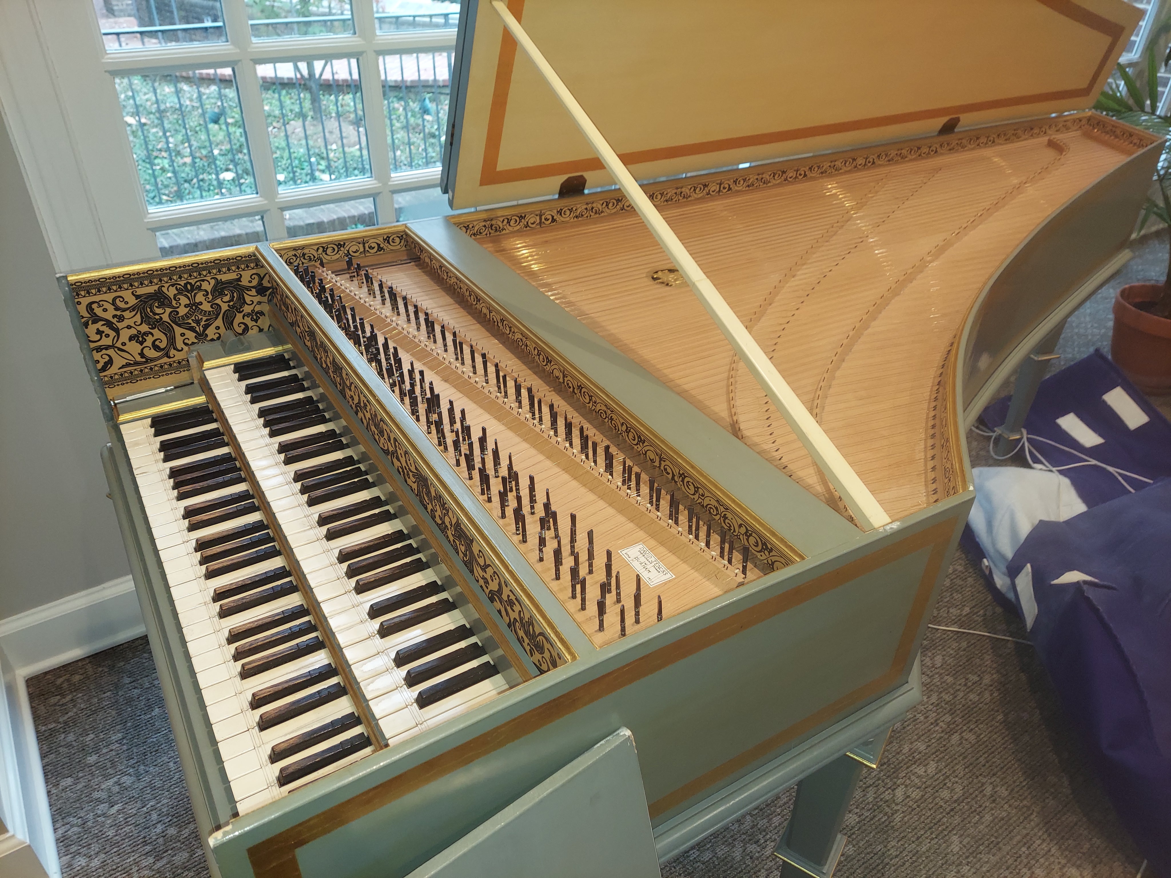 FrancoFlemish by David Jencks 1990 ~ Sold ~ – Harpsichord Clearing House