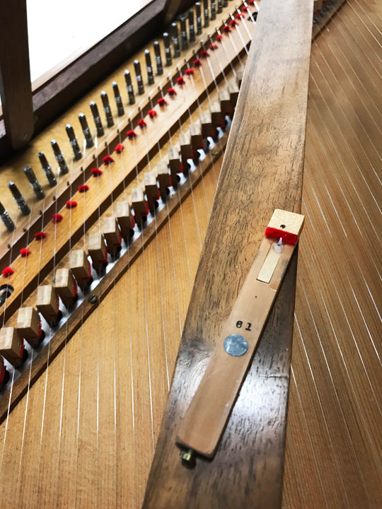 Robert Goble English Bent Side Spinet – Harpsichord Clearing House