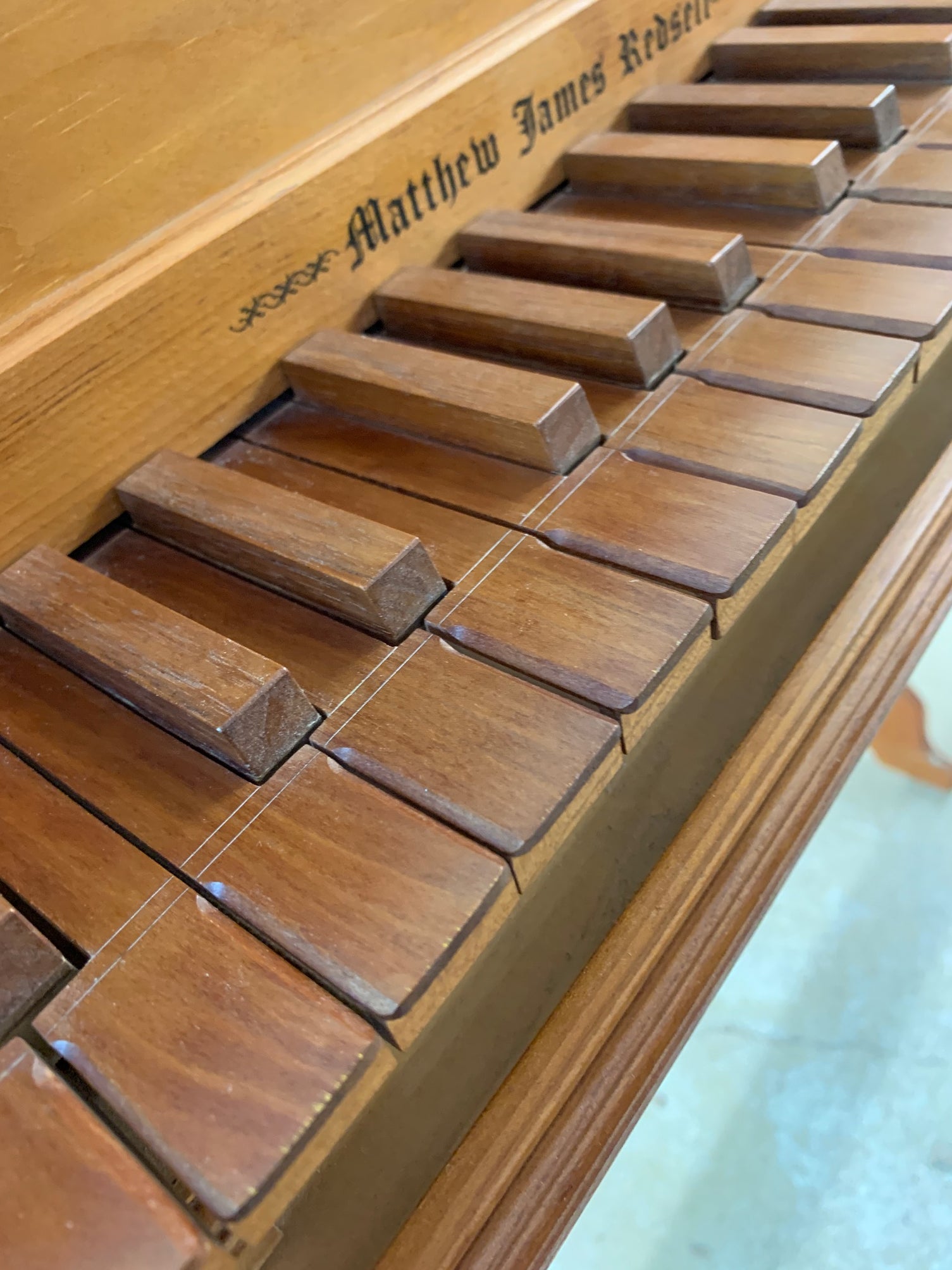 Italian Pentagonal Virginal ~ Sold ~ – Harpsichord Clearing House