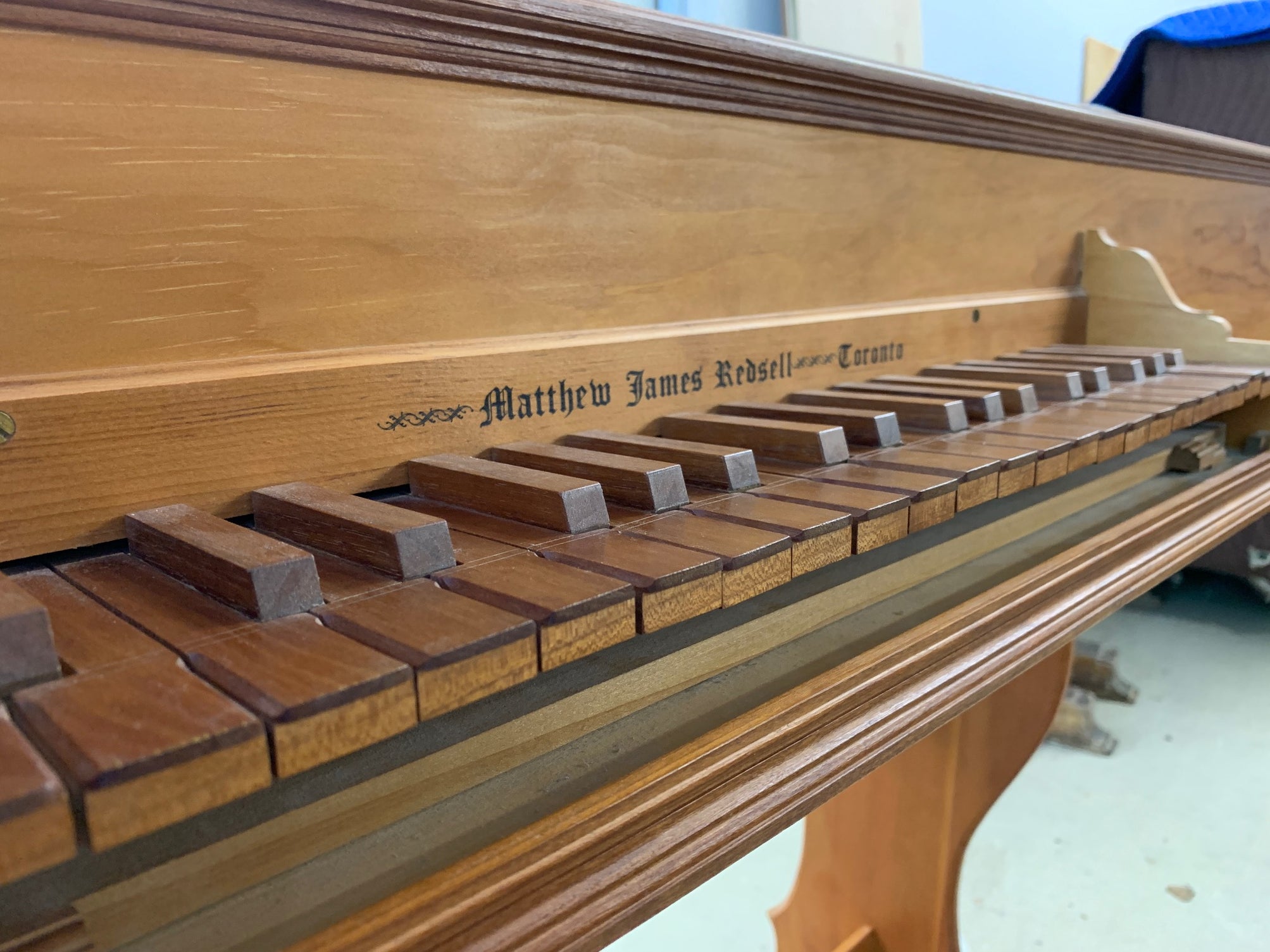 Italian Pentagonal Virginal ~ Sold ~ – Harpsichord Clearing House