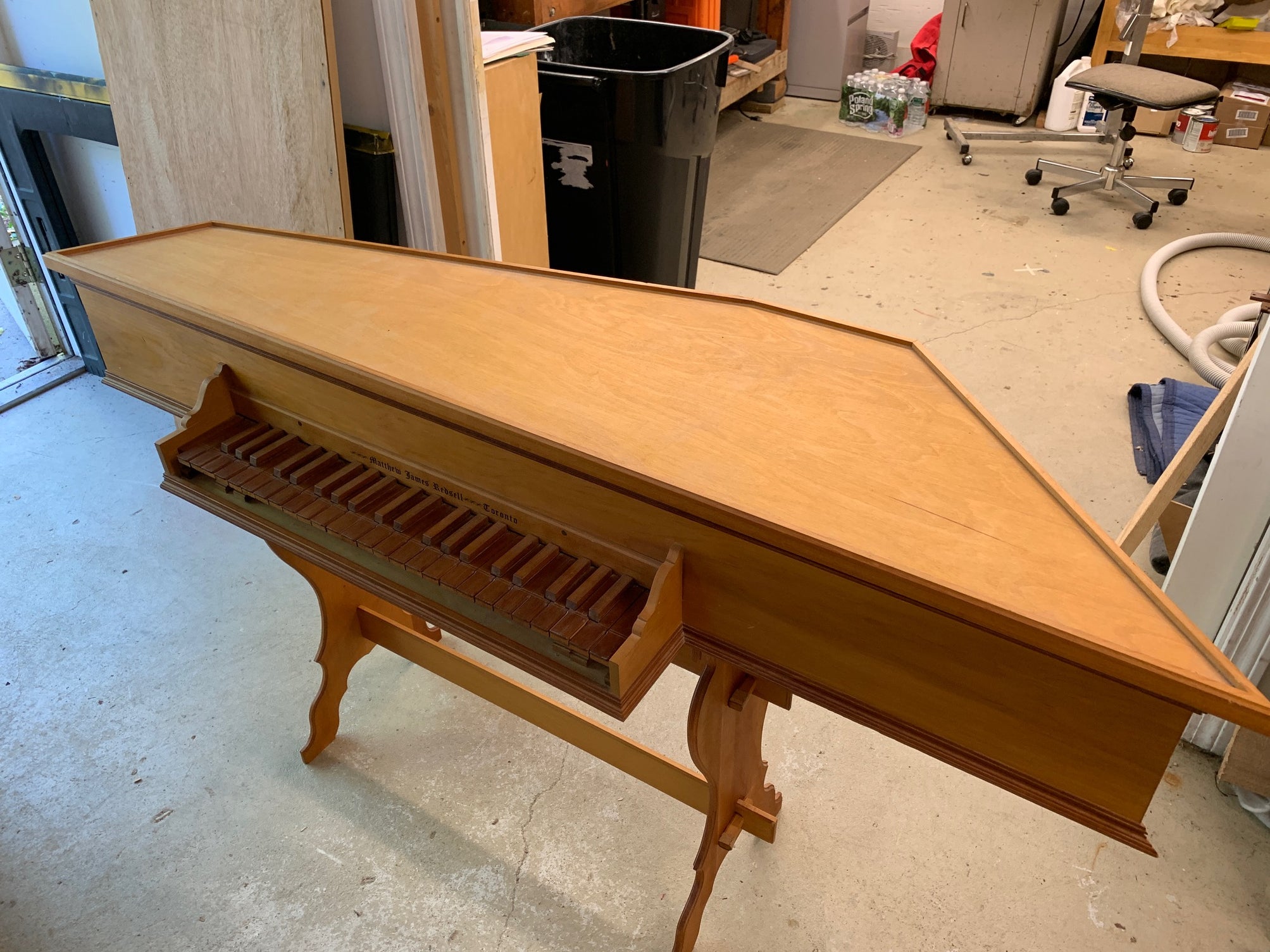 Italian Pentagonal Virginal ~ Sold ~ – Harpsichord Clearing House