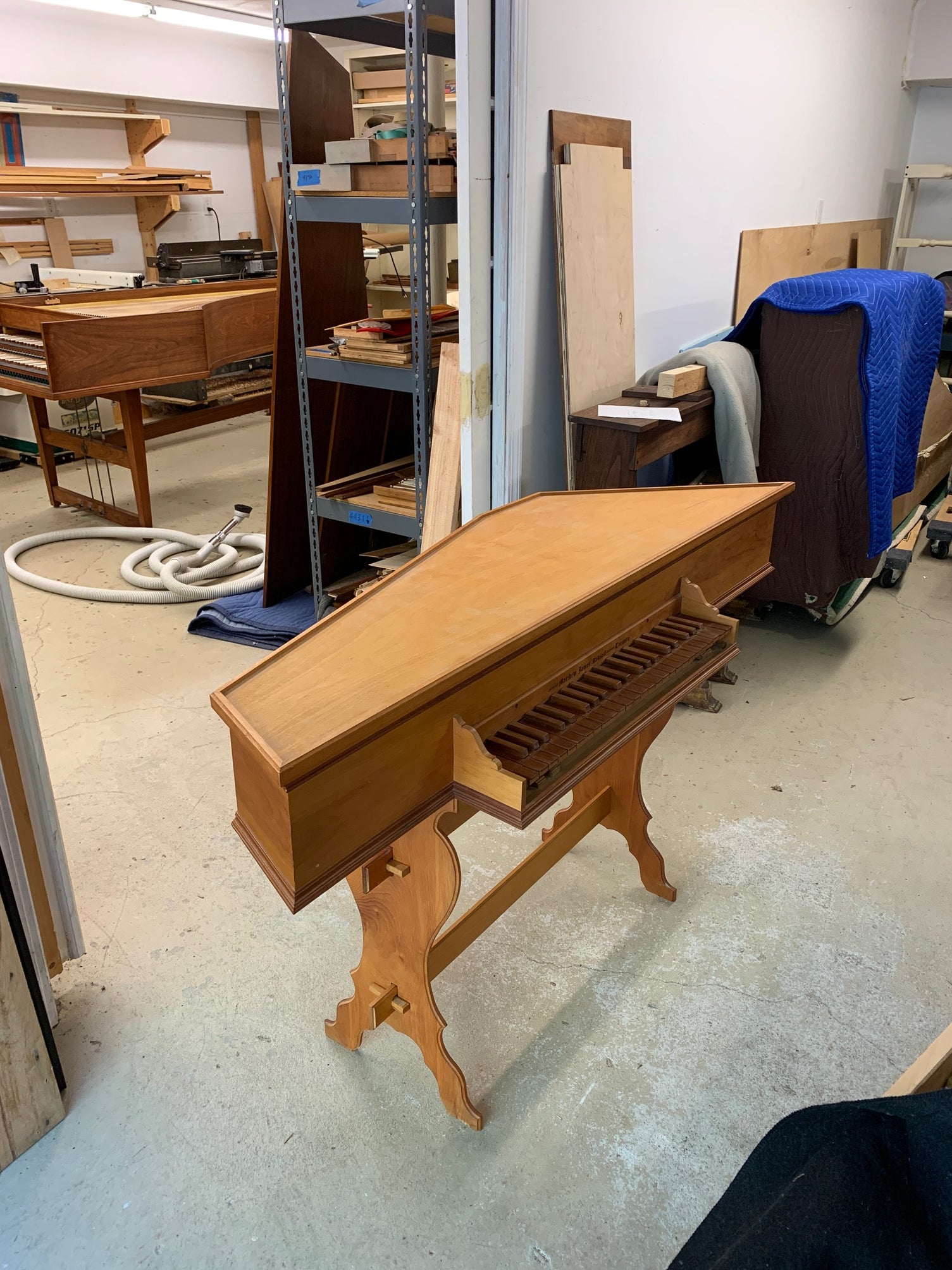 Italian Pentagonal Virginal ~ Sold ~ – Harpsichord Clearing House