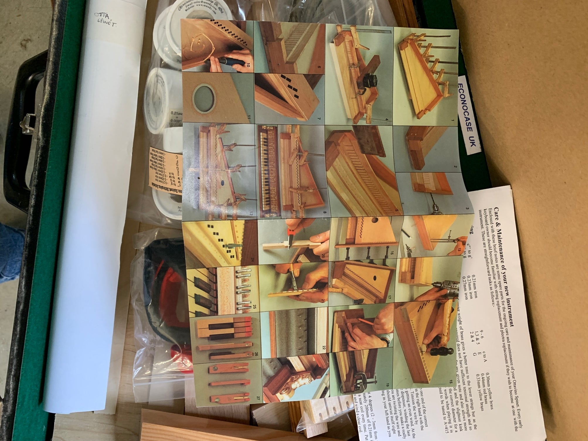Ottavino Kit by Renaissance Workshop ~ Sold ~. – Harpsichord Clearing House