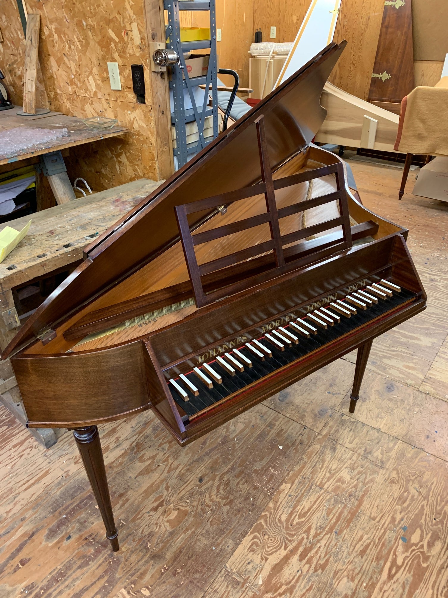 Morley Spinet. ~ Sold ~ – Harpsichord Clearing House