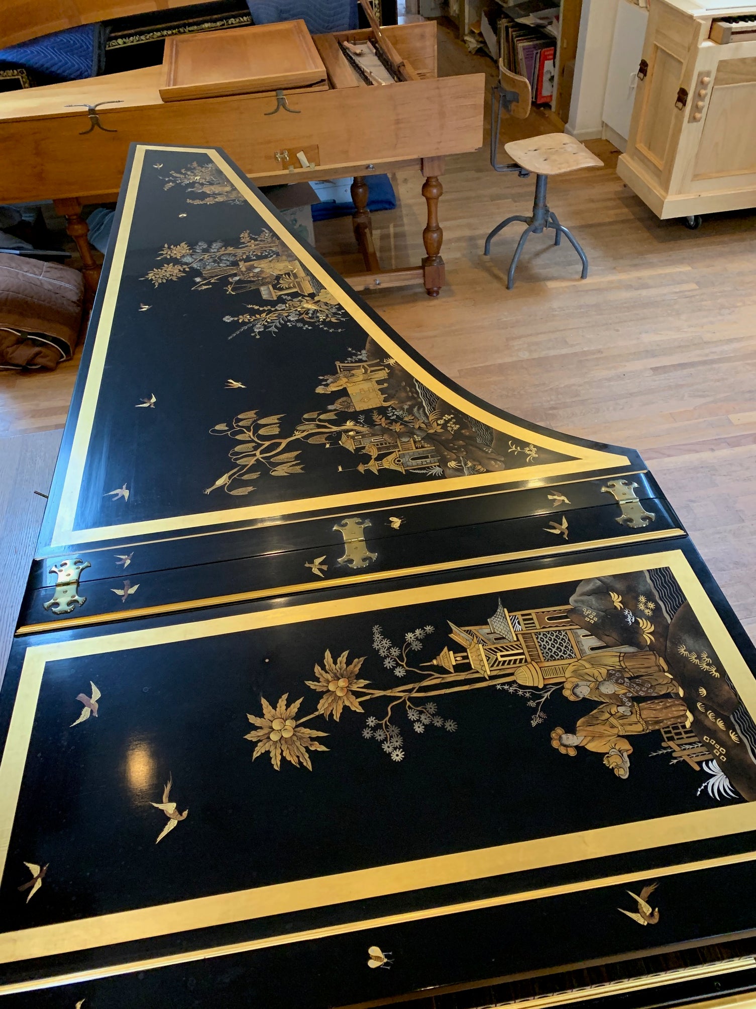 French double by William Dowd ~ Sold ~ – Harpsichord Clearing House