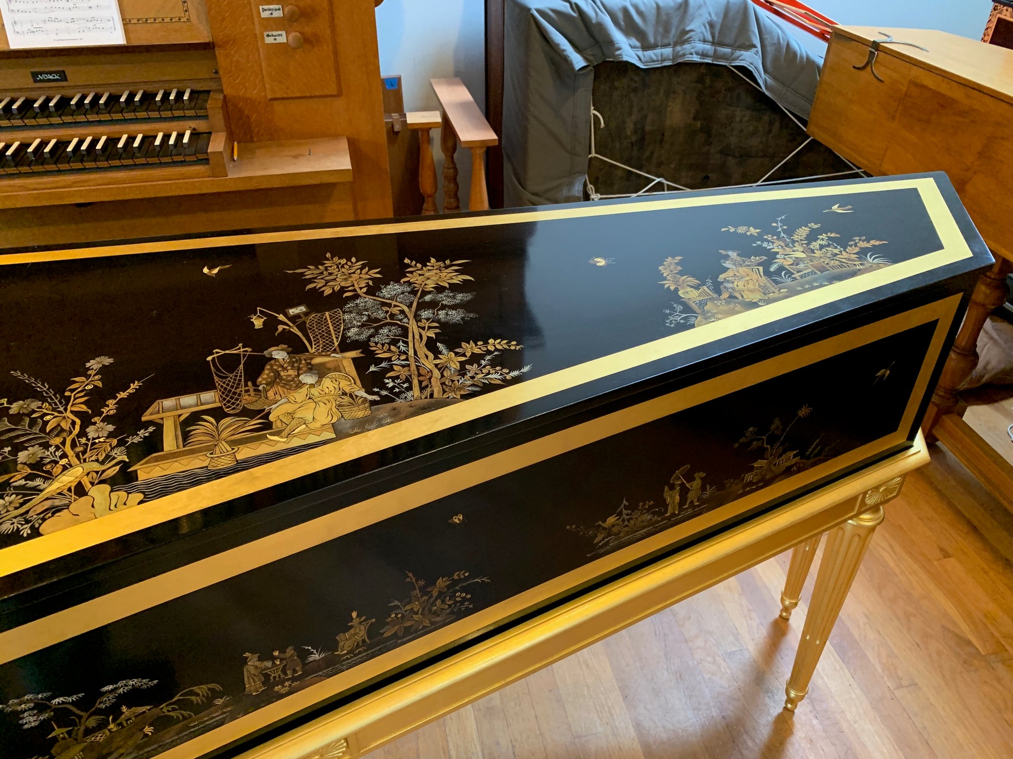 French double by William Dowd ~ Sold ~ – Harpsichord Clearing House