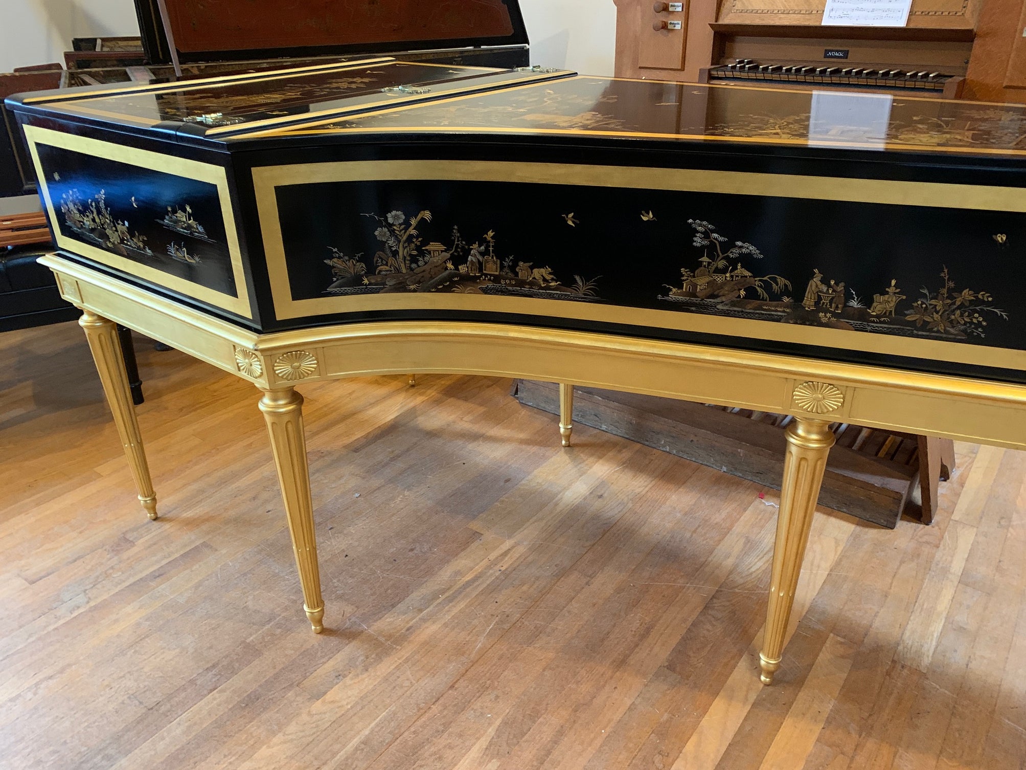 French double by William Dowd ~ Sold ~ – Harpsichord Clearing House