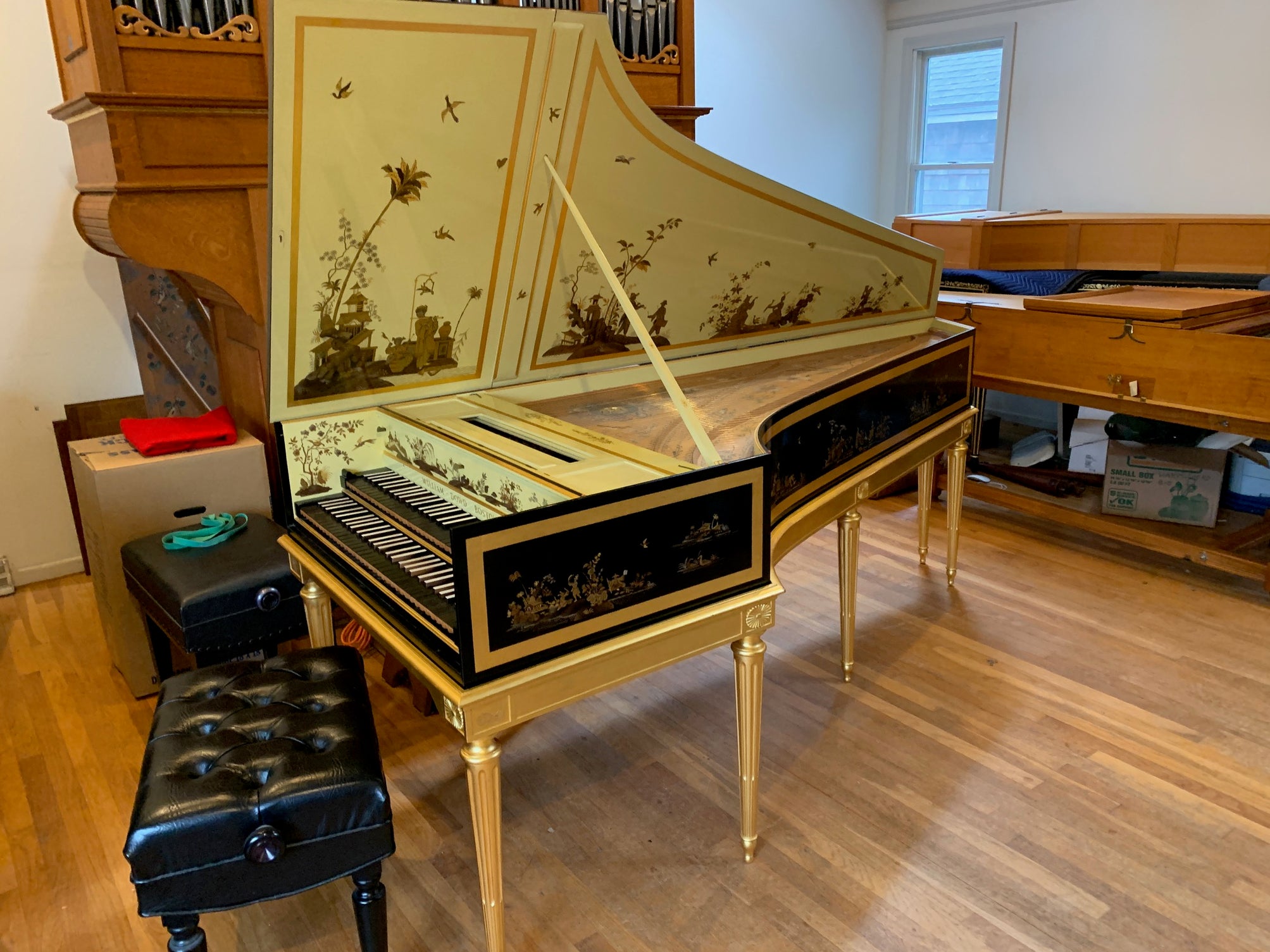 French double by William Dowd ~ Sold ~ – Harpsichord Clearing House