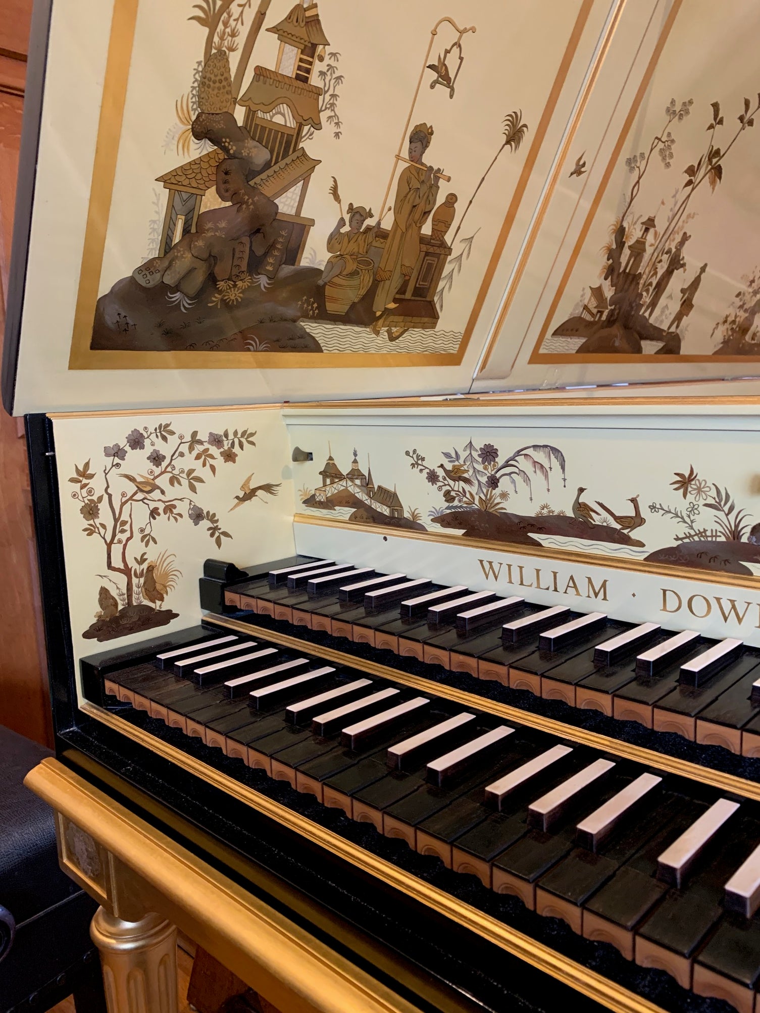 French double by William Dowd ~ Sold ~ – Harpsichord Clearing House