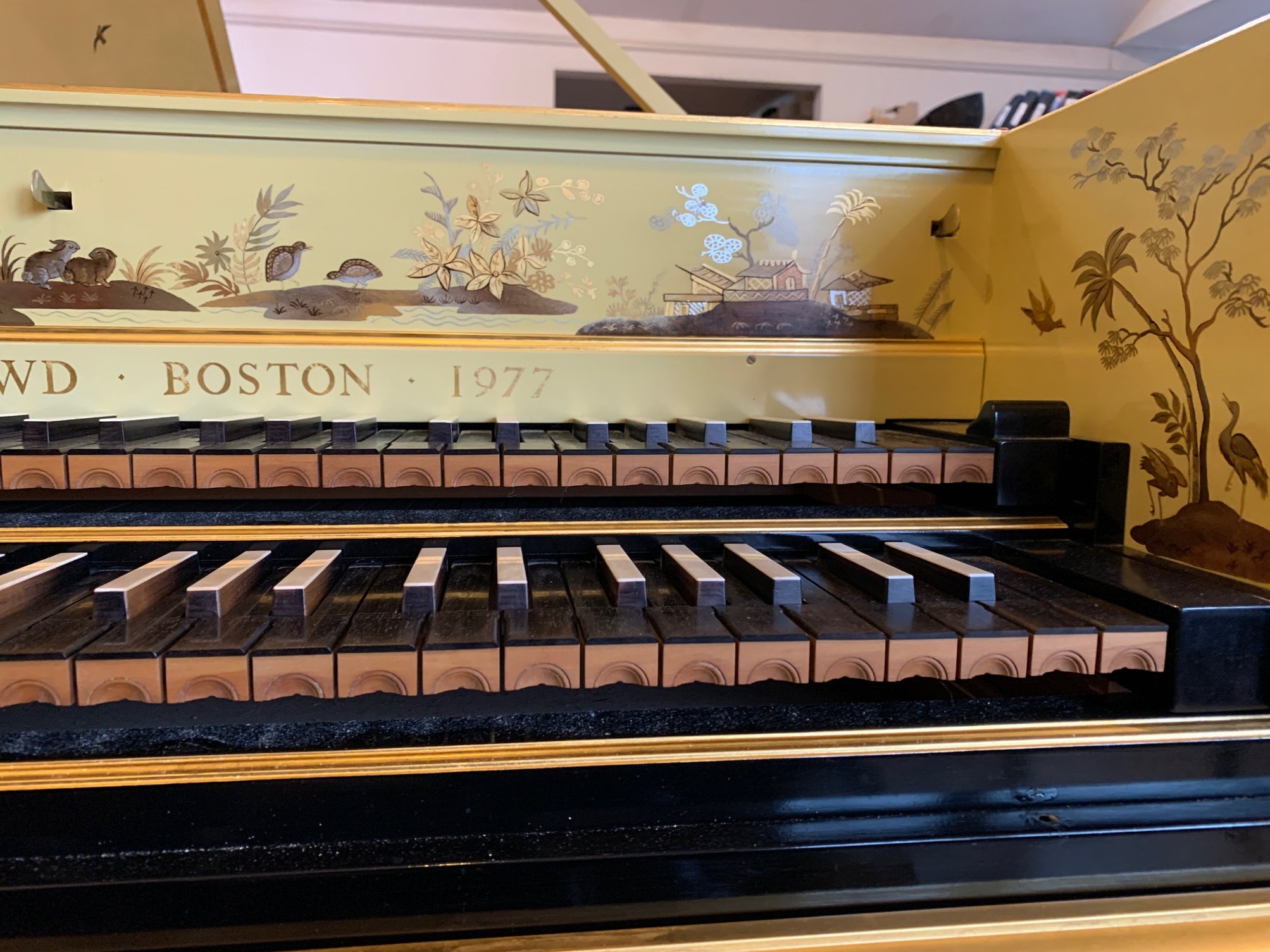 French double by William Dowd ~ Sold ~ – Harpsichord Clearing House