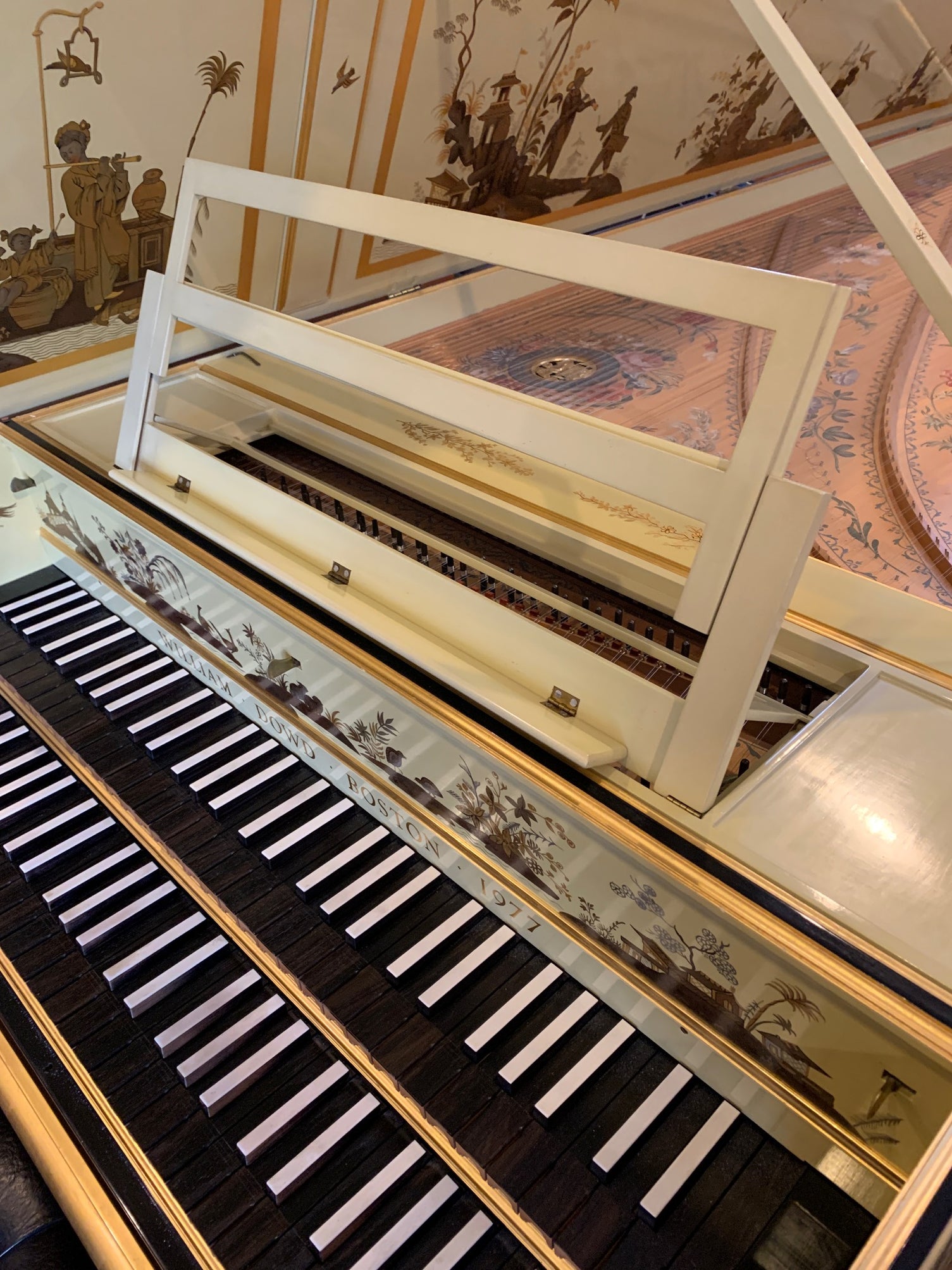 French double by William Dowd ~ Sold ~ – Harpsichord Clearing House