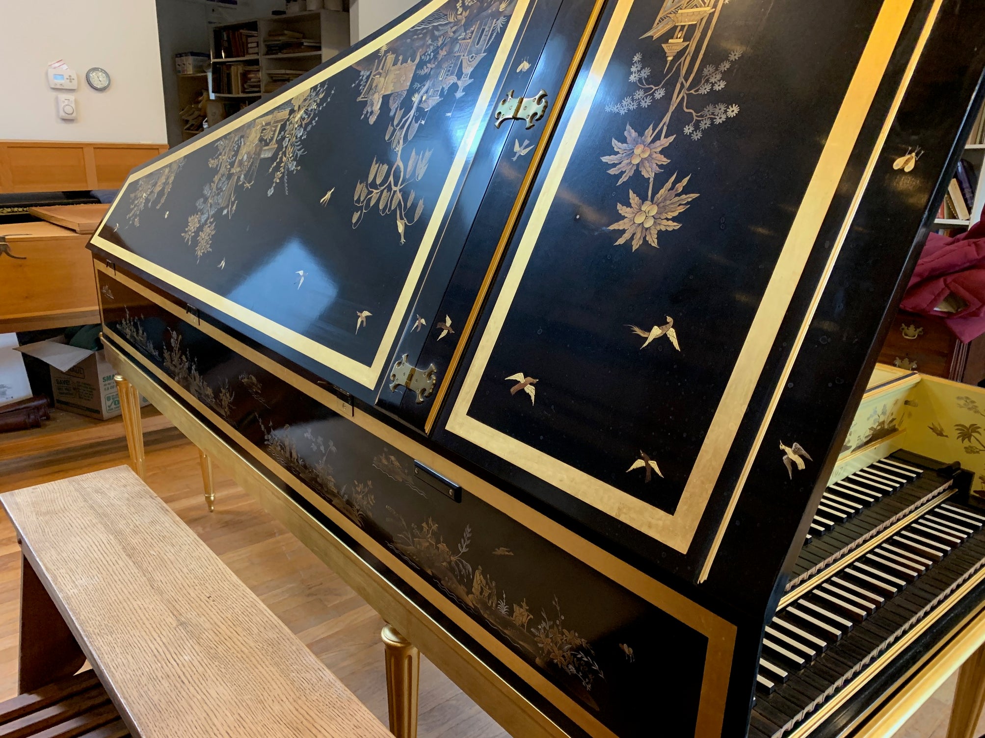 French double by William Dowd ~ Sold ~ – Harpsichord Clearing House