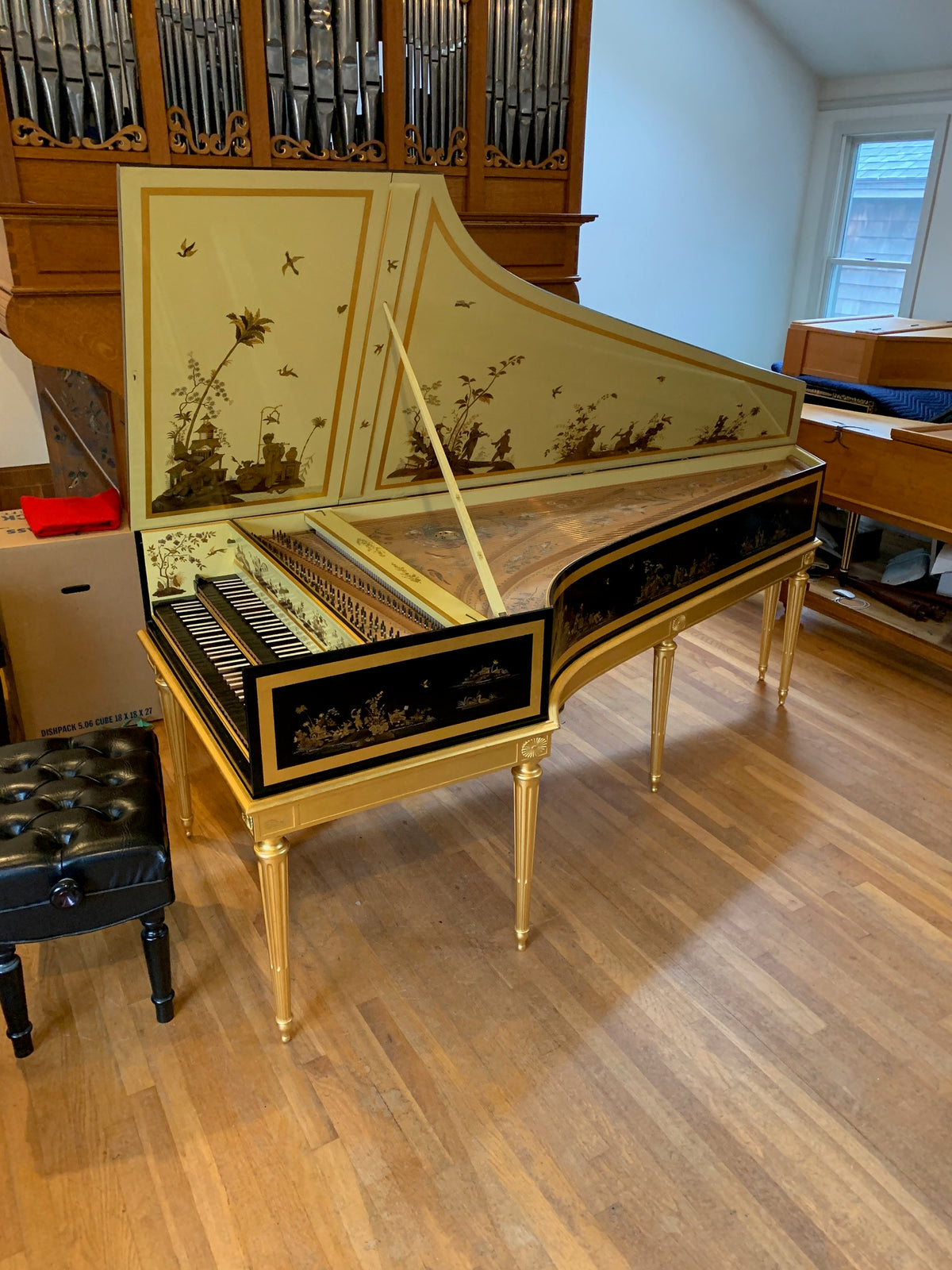 French double by William Dowd ~ Sold ~ – Harpsichord Clearing House