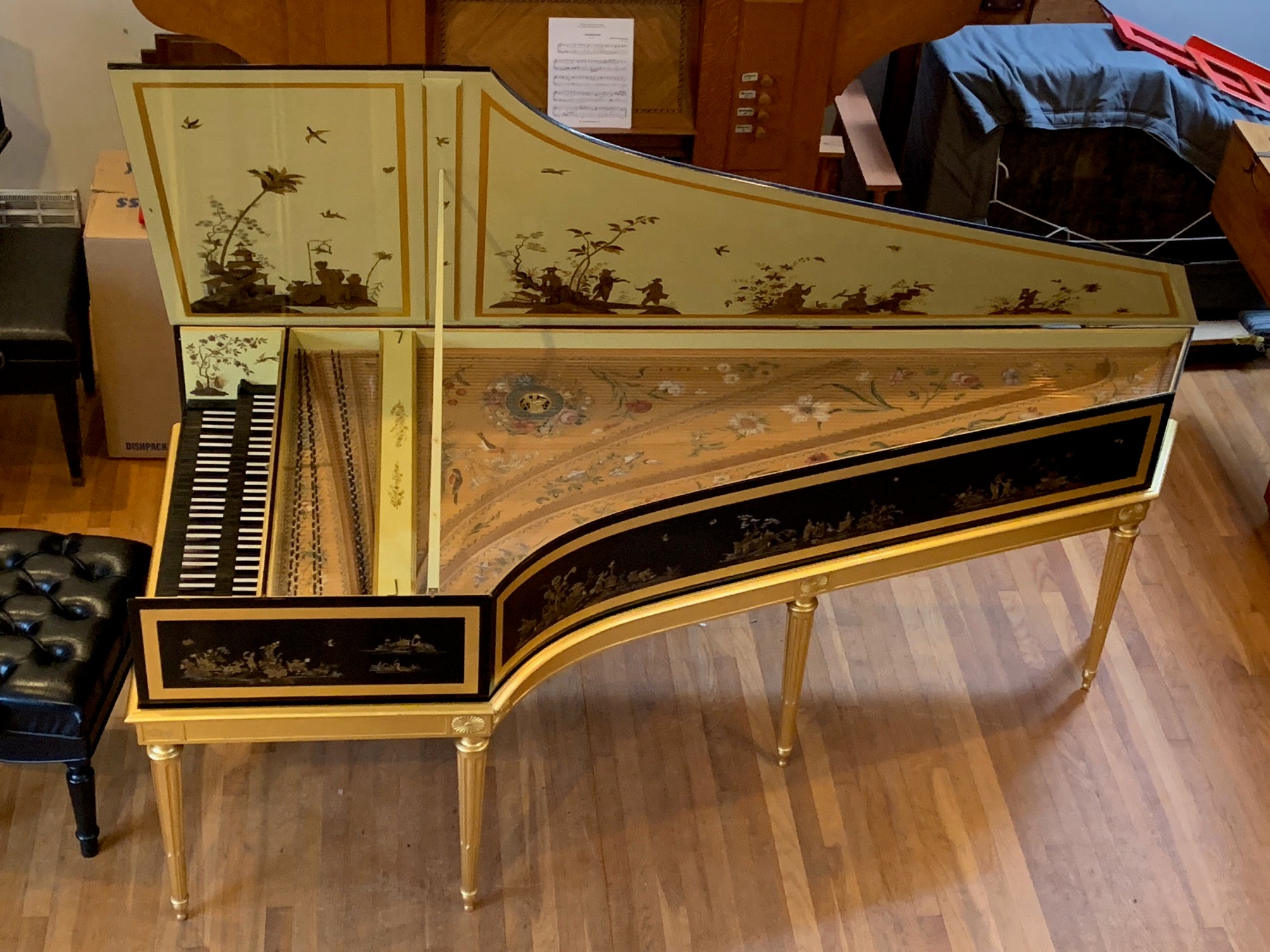 French double by William Dowd ~ Sold ~ – Harpsichord Clearing House
