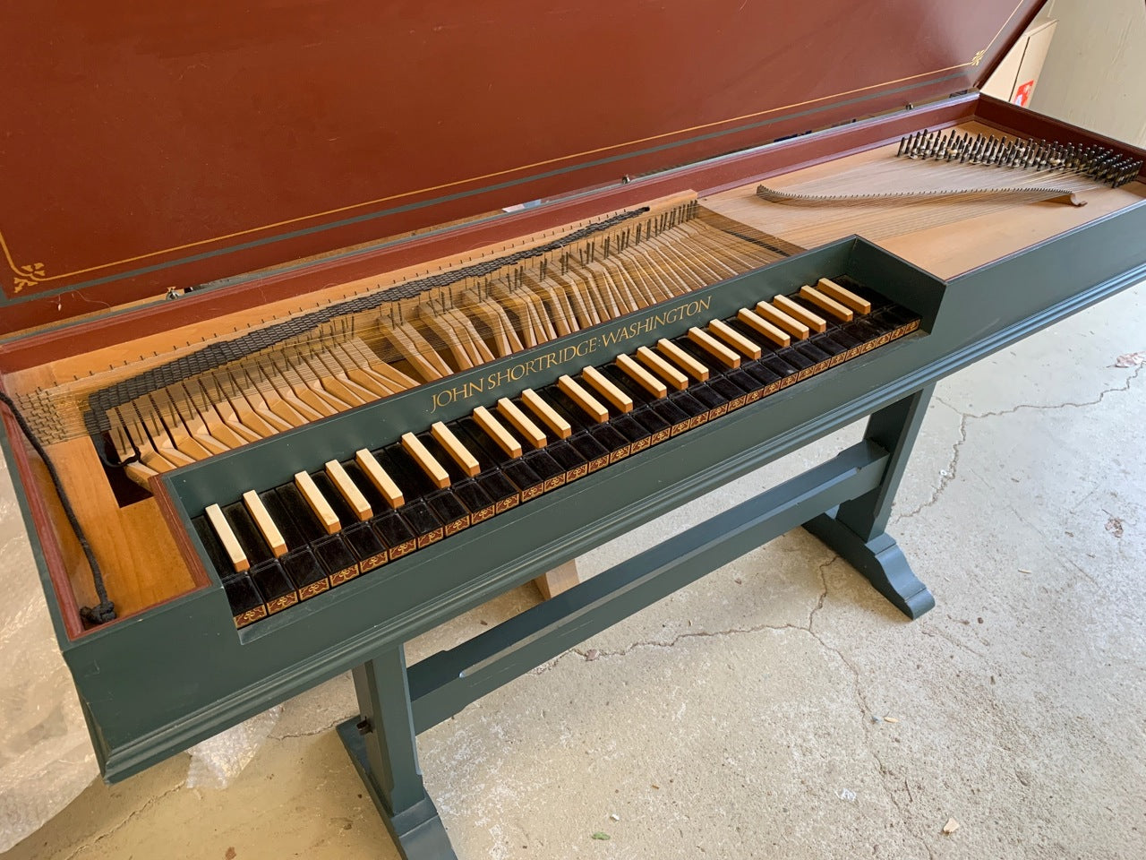 Fretted Clavichord by John Shortridge ~ Sold ~ – Harpsichord Clearing House