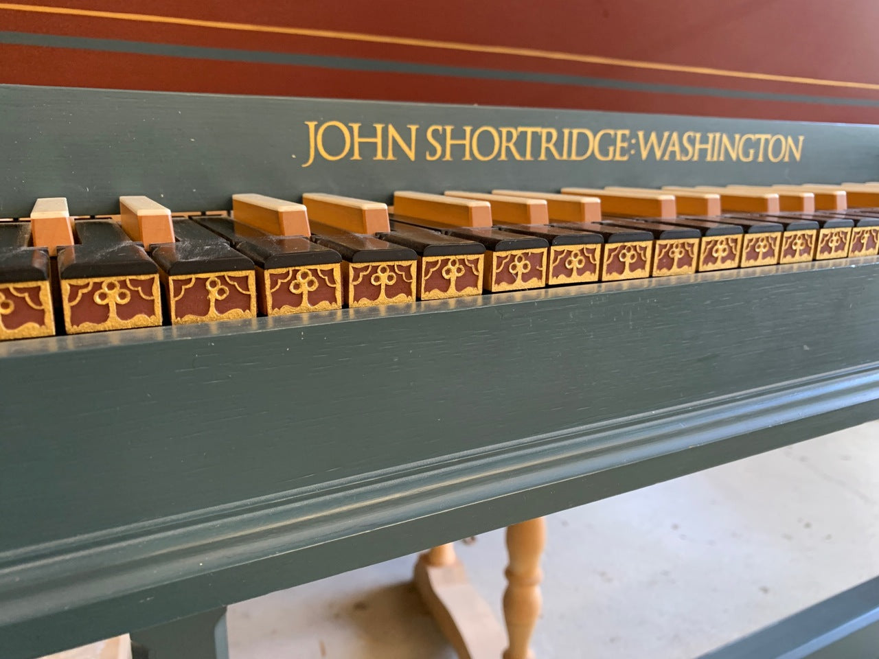 Fretted Clavichord by John Shortridge ~ Sold ~ – Harpsichord Clearing House