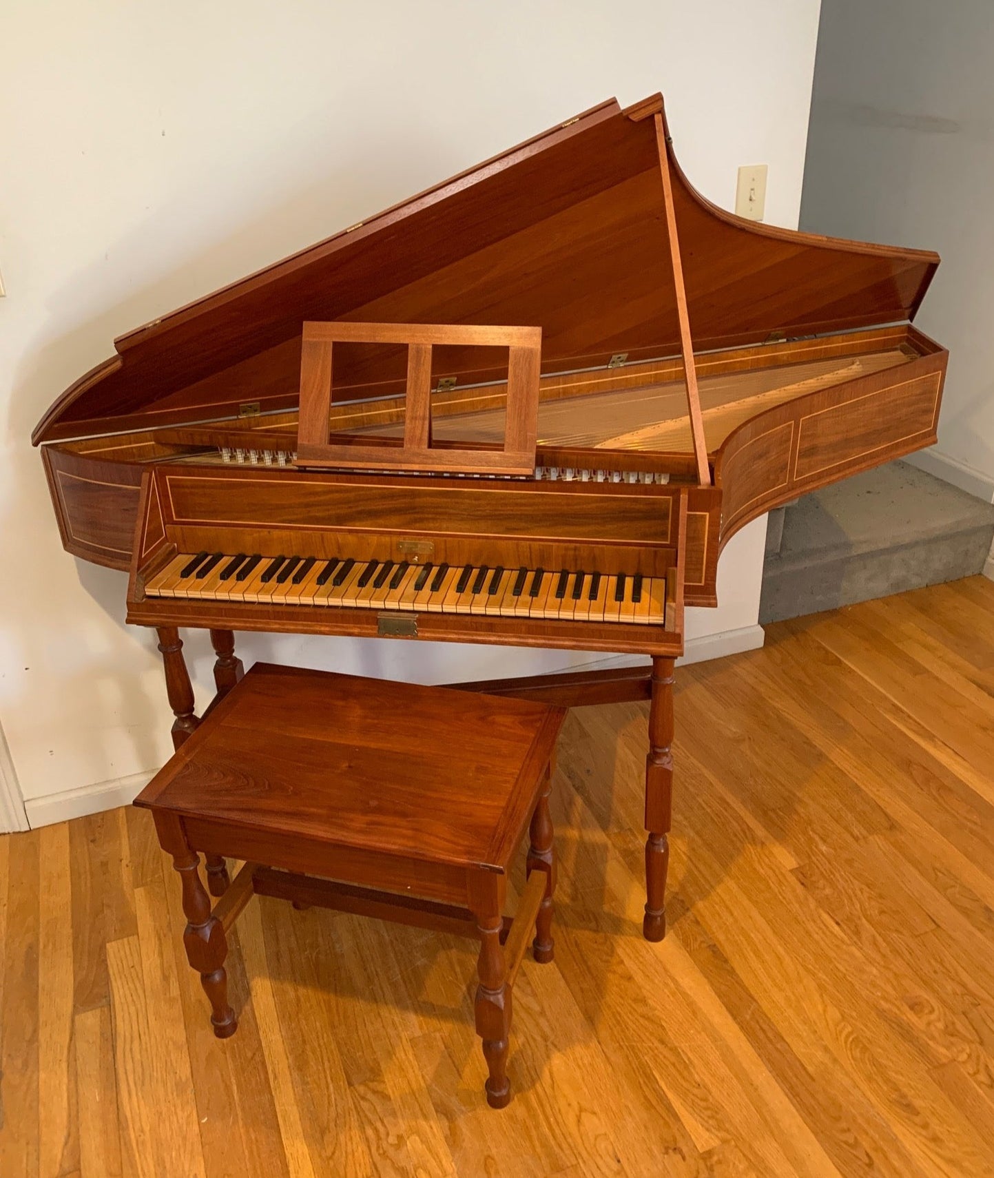 English Bentside Spinet after Baker Harris ~ Sold ~ – Harpsichord ...