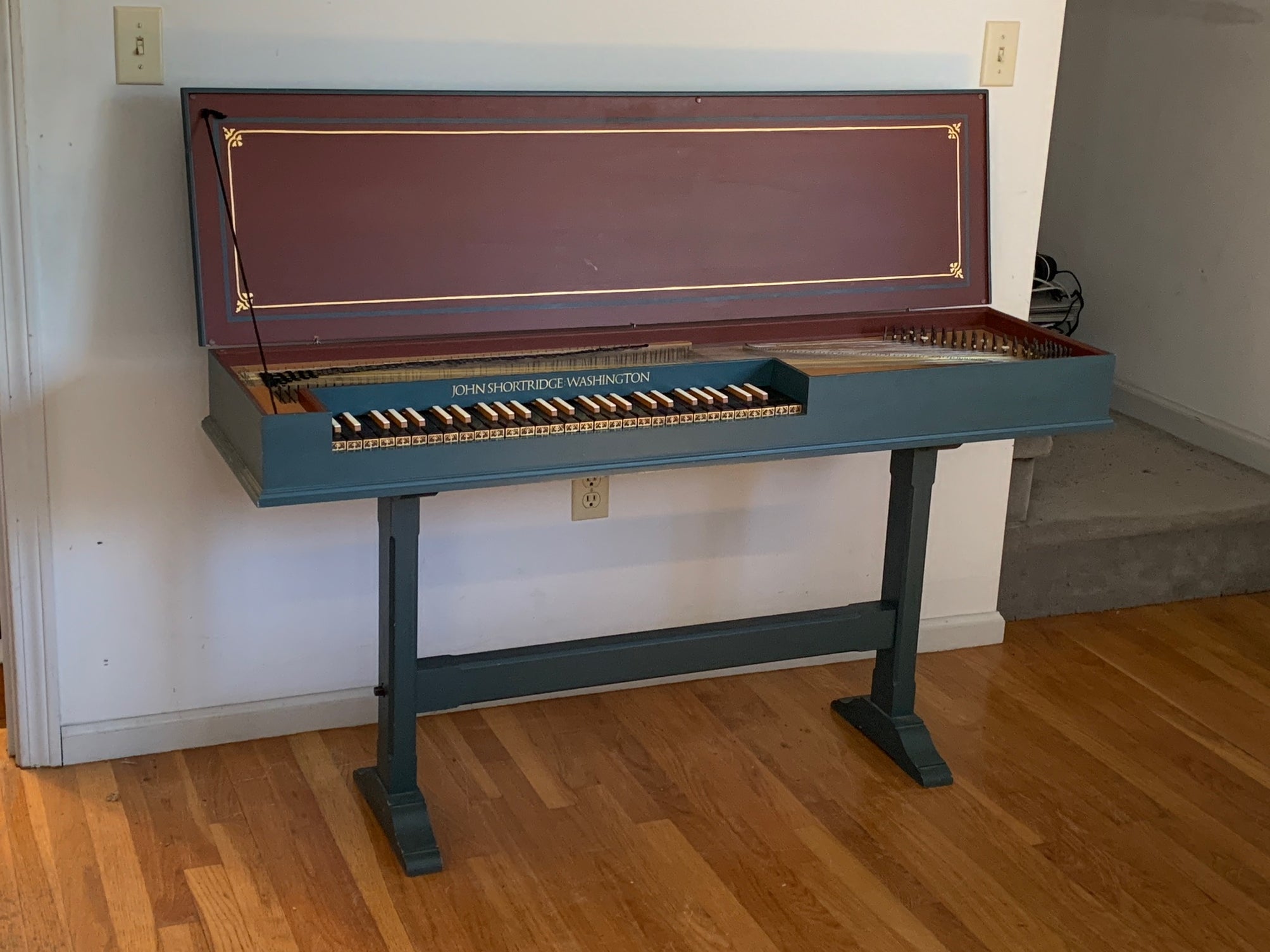 Fretted Clavichord by John Shortridge ~ Sold ~ – Harpsichord Clearing House