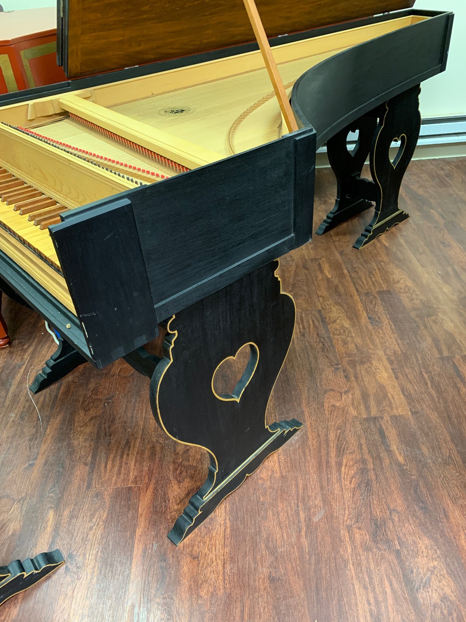 Short compass Italian with painted case ~ Sold ~ – Harpsichord Clearing ...