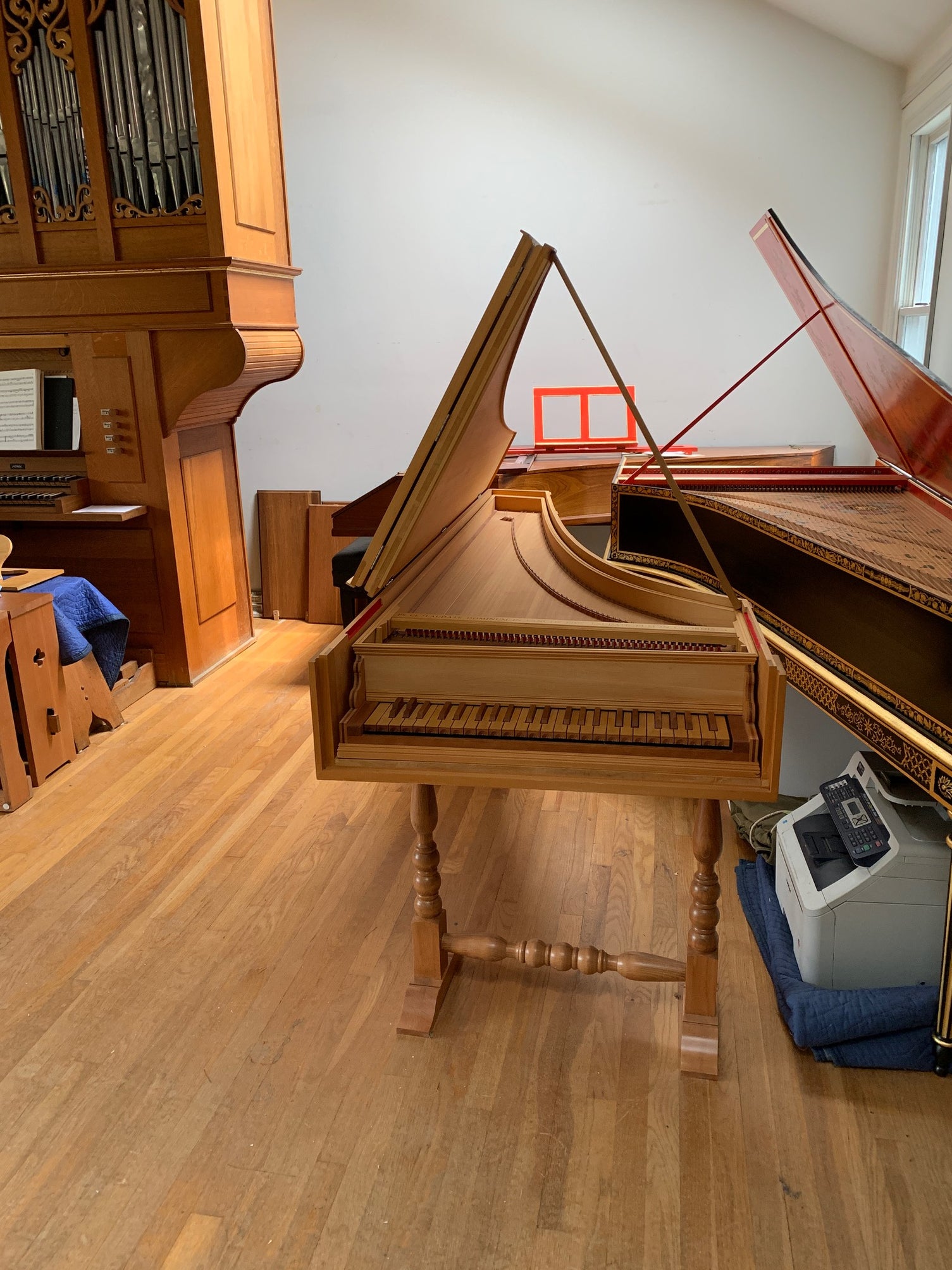 True inner/outer short octave Italian ~ Sold ~ – Harpsichord Clearing House